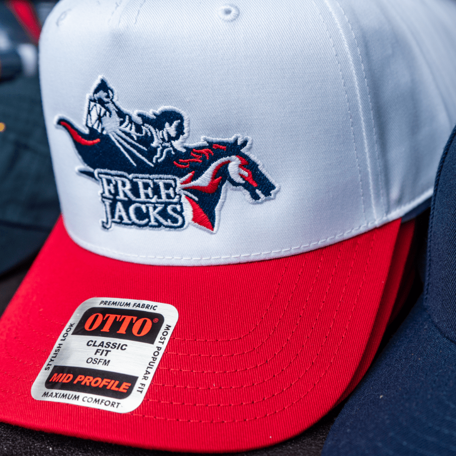Free Jacks Red Brim Rider Cap – New England Free Jacks